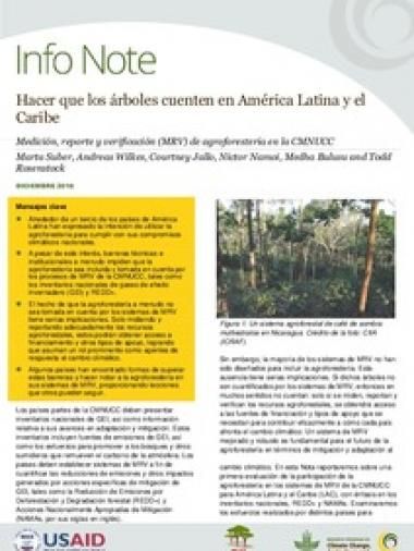 Hacer que los árboles cuenten en América Latina y el Caribe: Medición, reporte y verificación ...